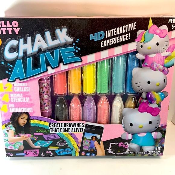 Horizon Group Usa | Toys | Hello Kitty Chalkalive 4d Interactive Chalk ...